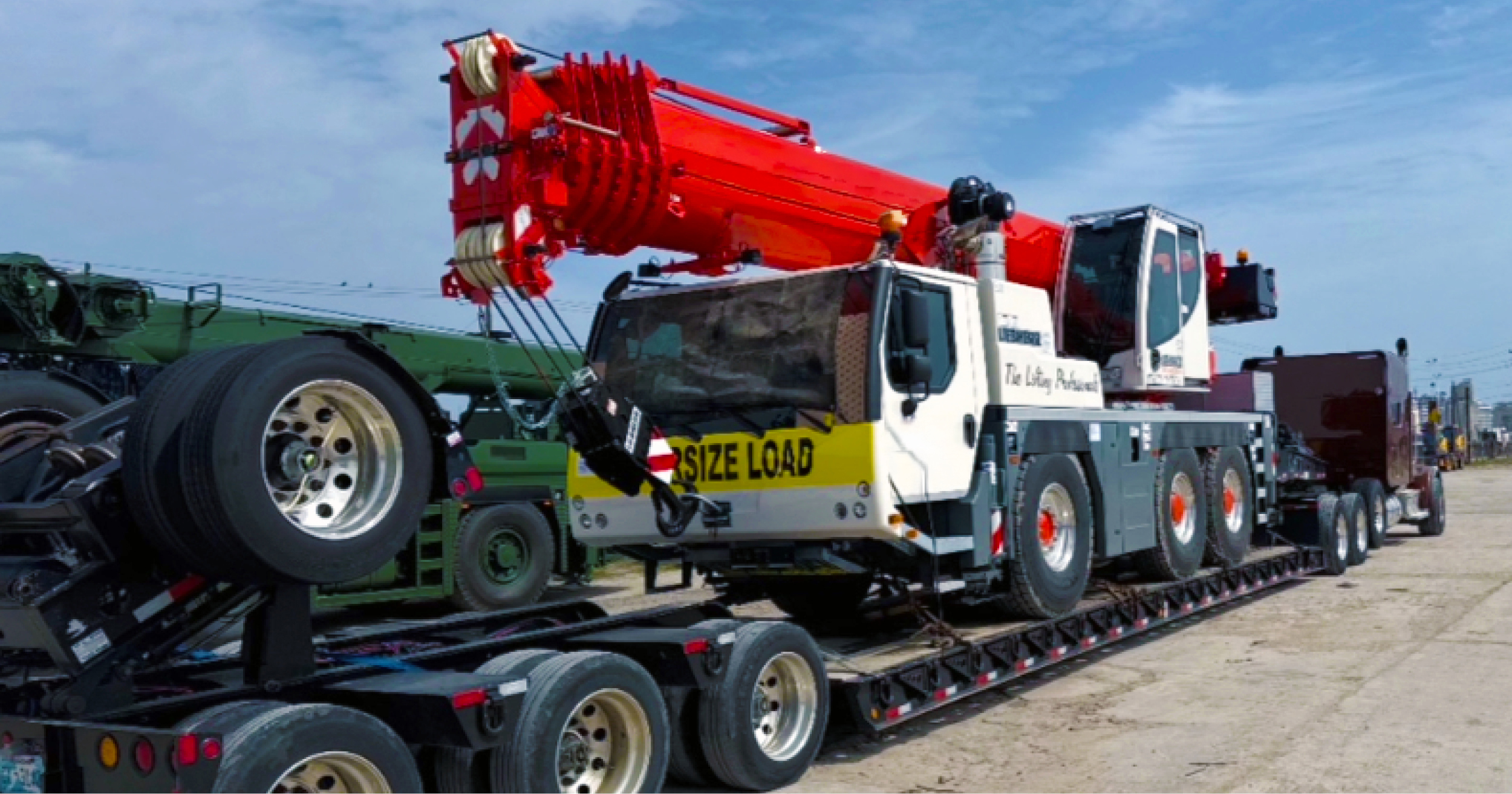When Your Crane Needs a Lift - Heavy, Flatbed & Van Freight Transport ...